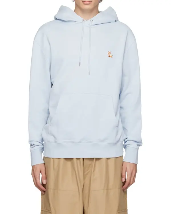 Maison Kitsuné Fox Embroidered Hoodie - White