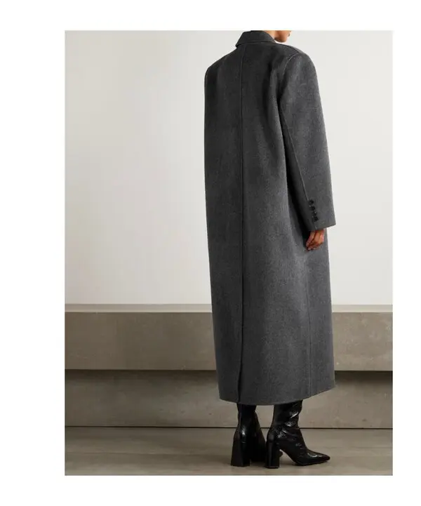 THE FRANKIE SHOP Long-sleeved Double-breasted Coat