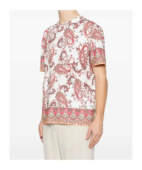Etro Pattern-printed Crewneck T-shirt