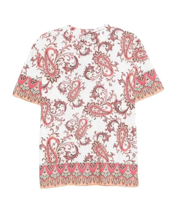 Etro Pattern-printed Crewneck T-shirt