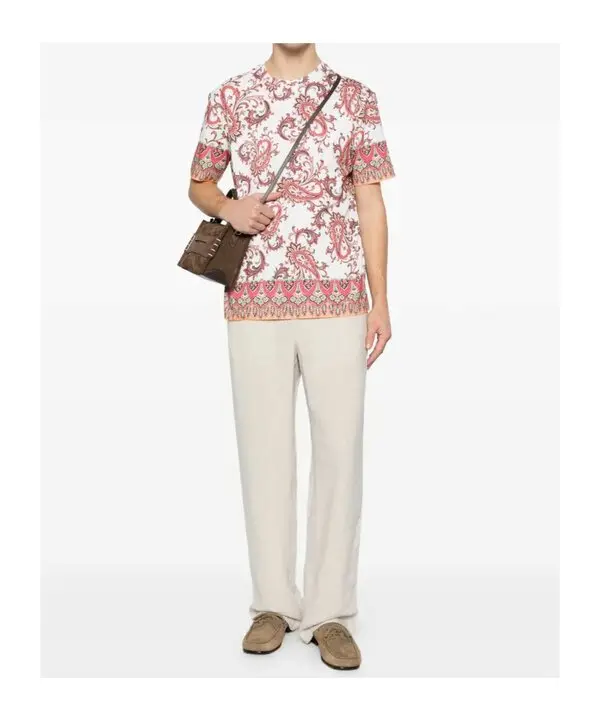 Etro Pattern-printed Crewneck T-shirt