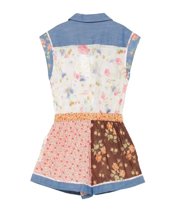 Zimmermann Patchwork Floral Jumpsuit