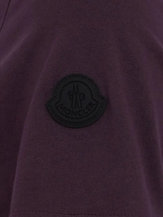 Moncler Logo Cotton Jersey T-shirt
