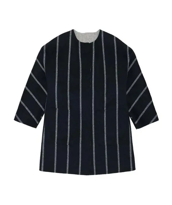 Max Mara Striped Long Sleeve Blouse