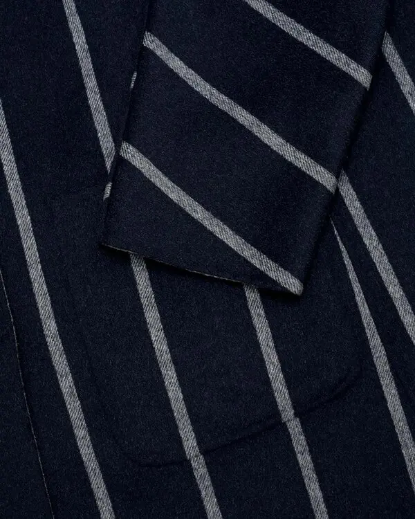 Max Mara Striped Long Sleeve Blouse