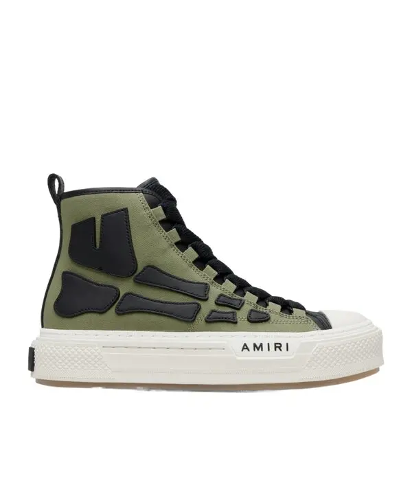 Amiri Skel Court Hi High-top Sneakers - Green Tea Color