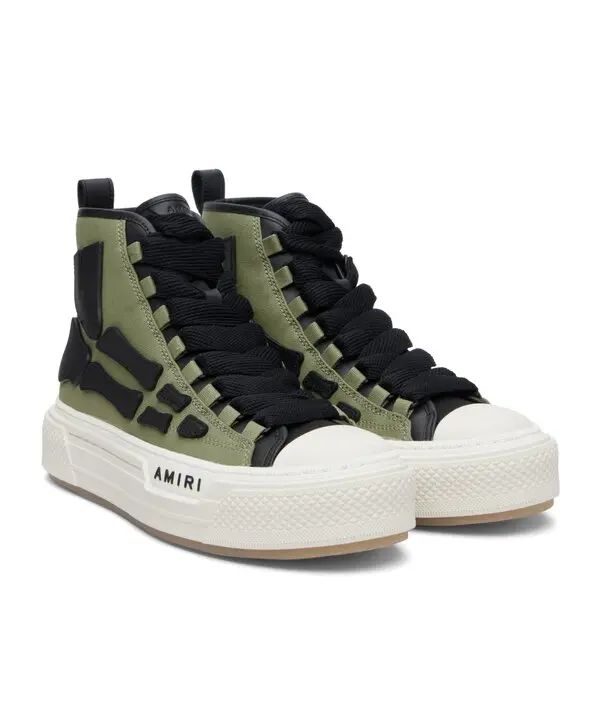 Amiri Skel Court Hi High-top Sneakers - Green Tea Color