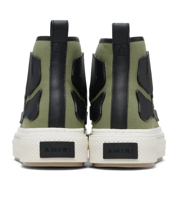 Amiri Skel Court Hi High-top Sneakers - Green Tea Color