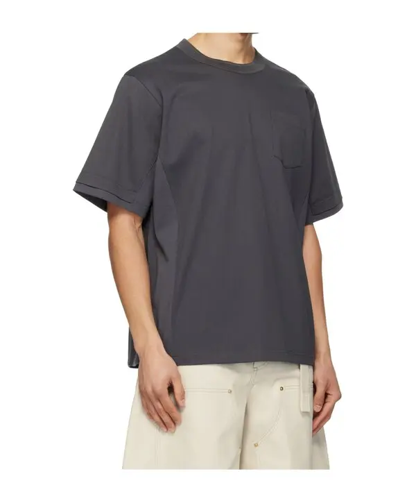 Sacai Crew Neck Short-sleeved T-shirt