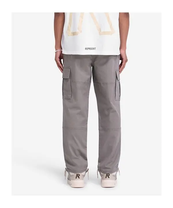 REPRESENT Straight-leg Cargo Pants With Metal Bar Detailing