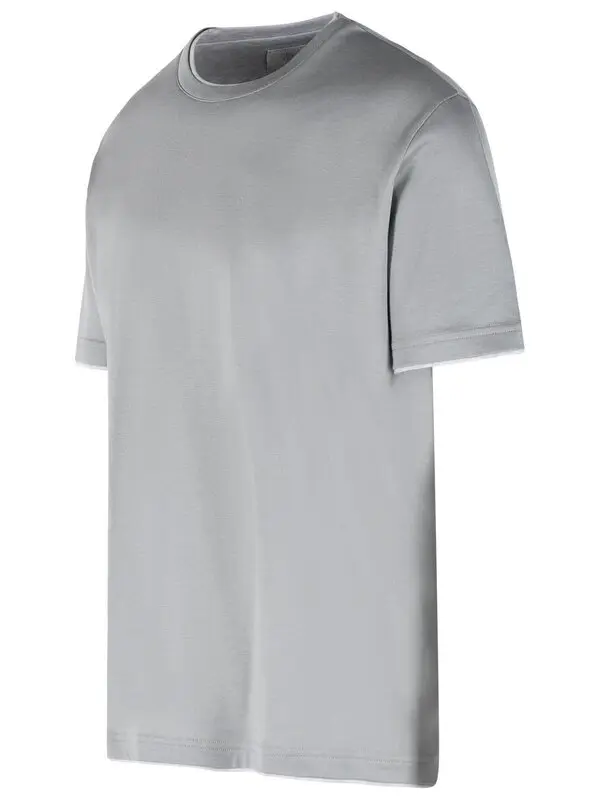 Eleventy Short Sleeved Crewneck T-shirt - Gray