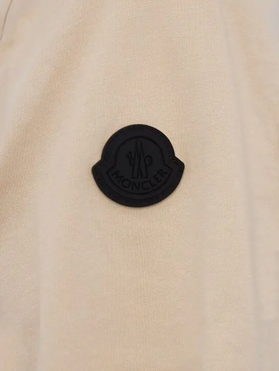 Moncler Logo Cotton Jersey T-shirt