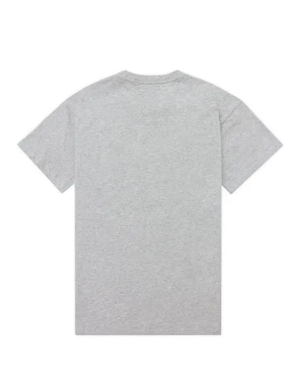 Moschino Double Question Mark Plain Knitted T-shirt - Gray