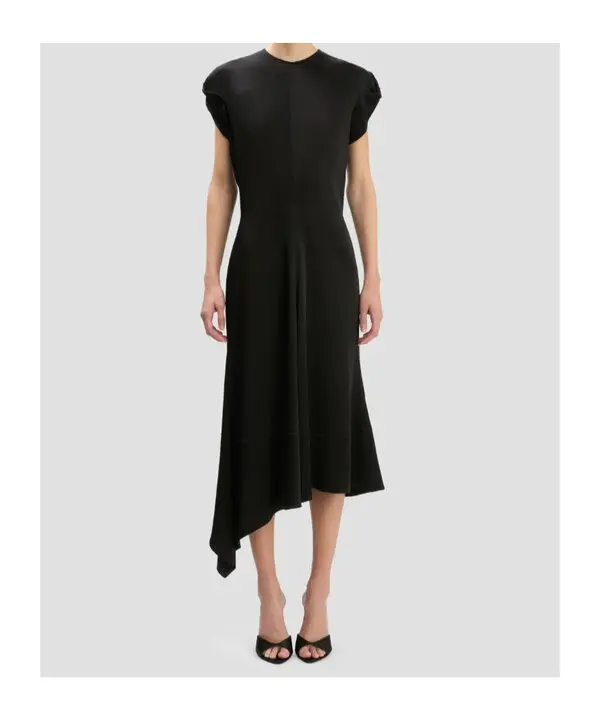 Victoria Beckham Twist Shoulder Dress