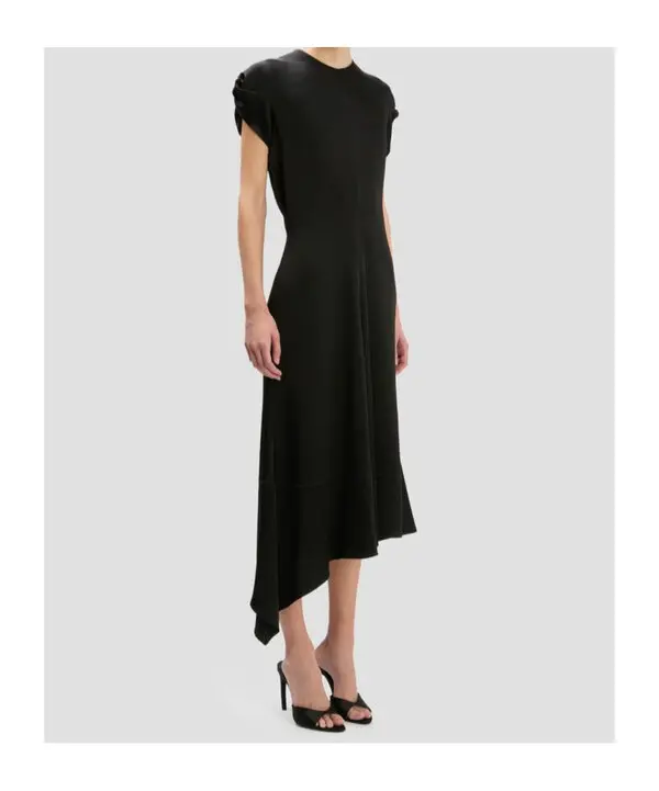 Victoria Beckham Twist Shoulder Dress