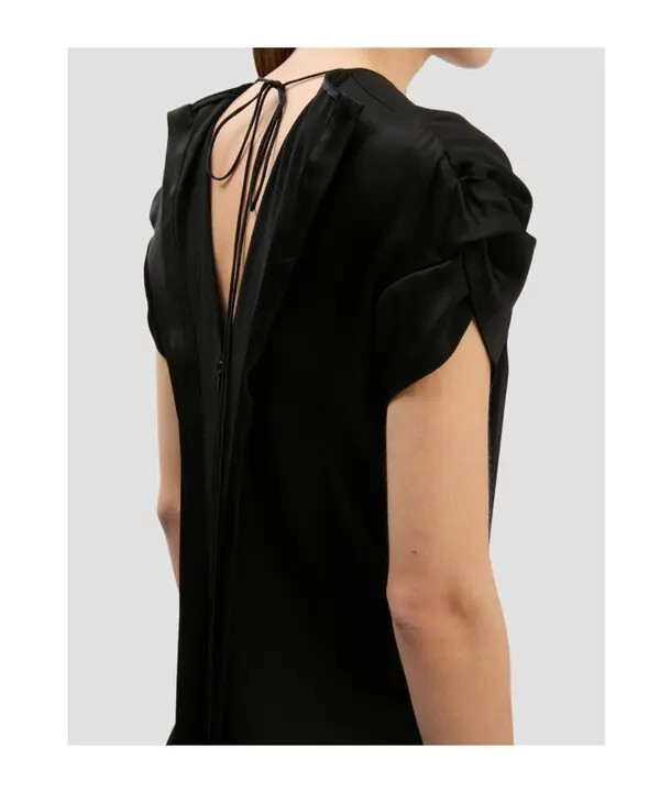 Victoria Beckham Twist Shoulder Dress