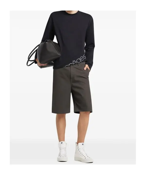 COURREGES Logo Long-sleeve T-shirt