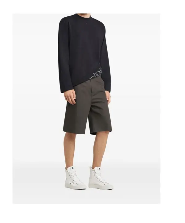 COURREGES Logo Long-sleeve T-shirt