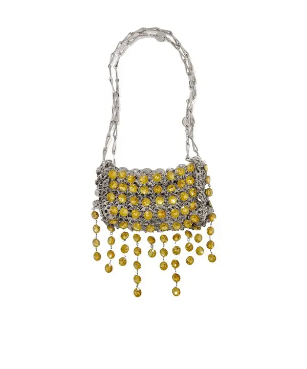 Rabanne 1969 Nano Crystal-embellished Chainmail Shoulder Bag - Multicolor