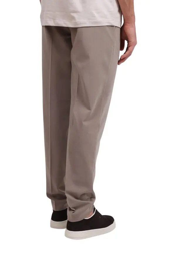 Armani Exchange Belt Loop Casual Trousers - Beige