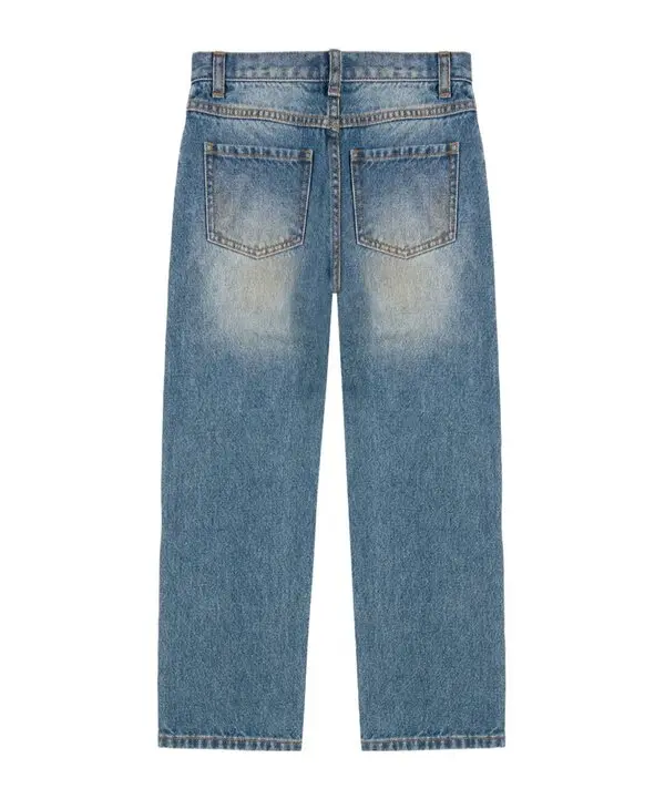 Moschino Patchwork Straight-leg Jeans