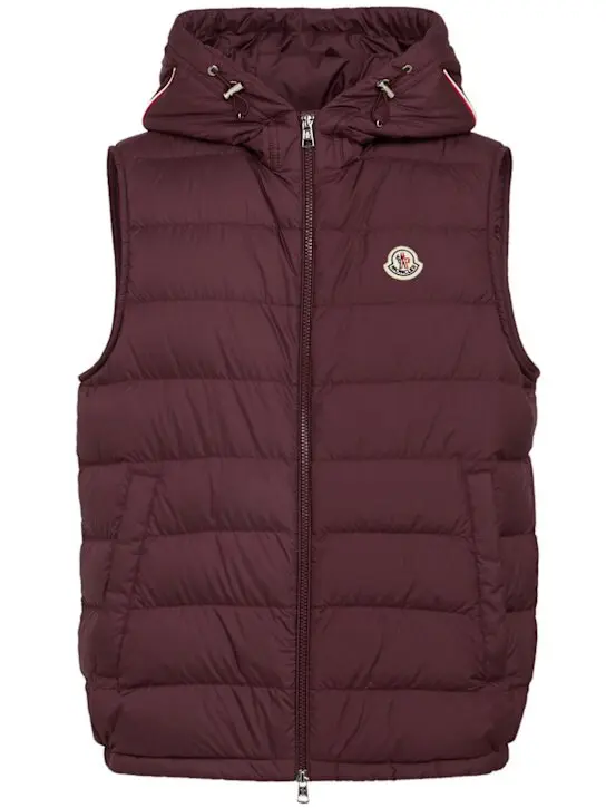 Moncler Marseillan Tech Down Vest - Red
