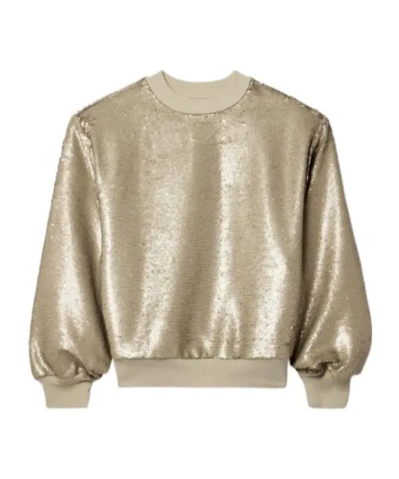 THE FRANKIE SHOP Metz Sequined Jersey Sweatshirt