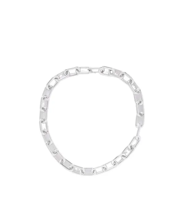 Gabriela Hearst Silver Link Necklace - White