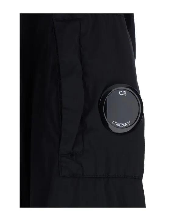 C.P. COMPANY Stand Collar Zip Jacket - Black