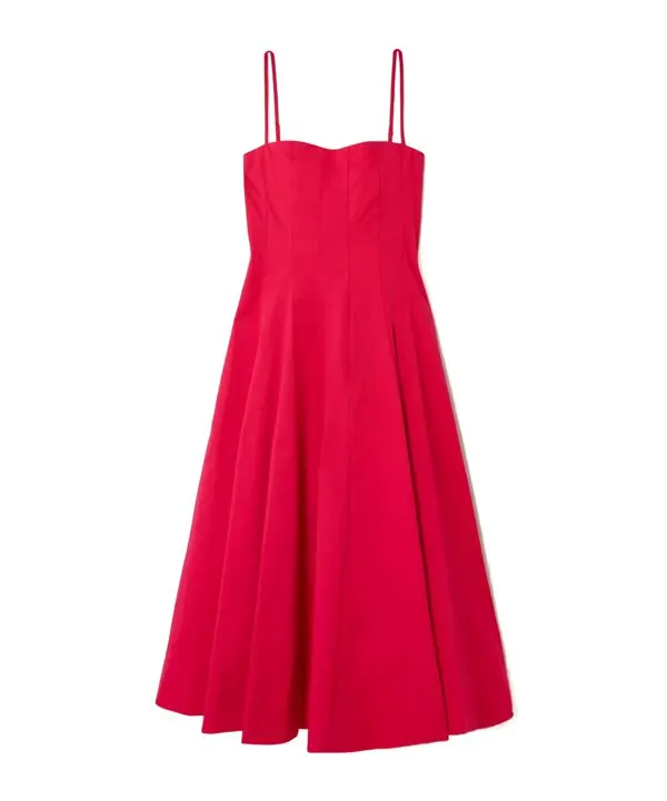 Staud Wylie Patchwork Dress