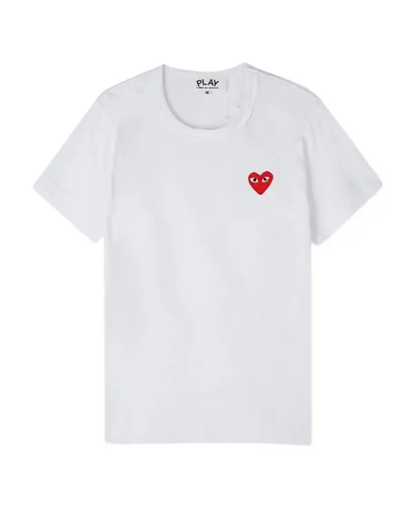 Comme Des Garçons Logo Appliqué T-shirt