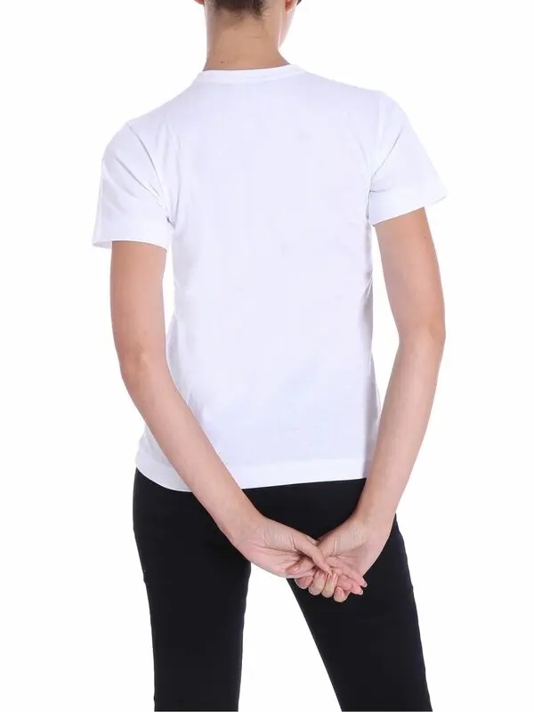 Comme Des Garçons Logo Appliqué T-shirt
