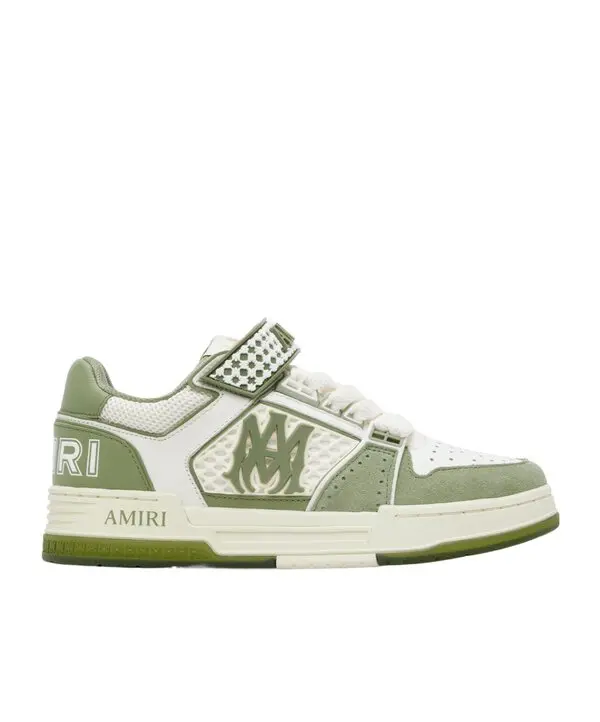Amiri Skyline Lace-up Low-top Sneakers - Green Tea Color
