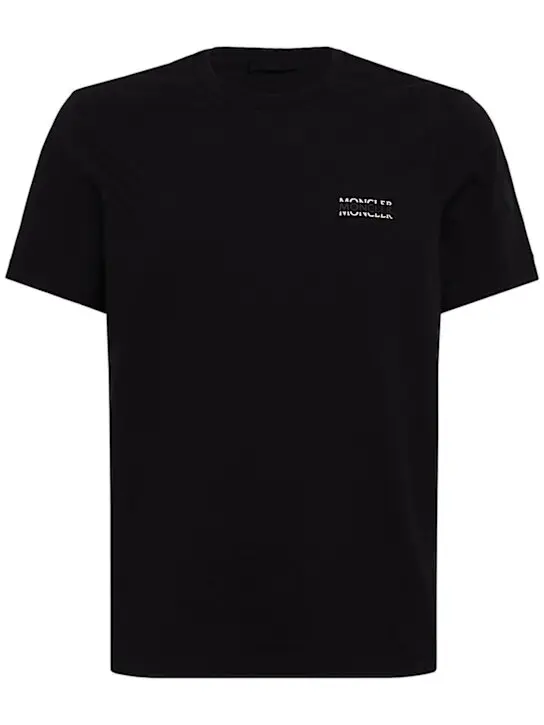 Moncler Logo Cotton Jersey T-shirt
