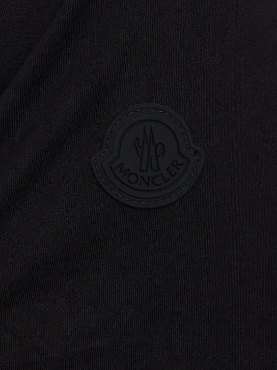 Moncler Logo Cotton Jersey T-shirt