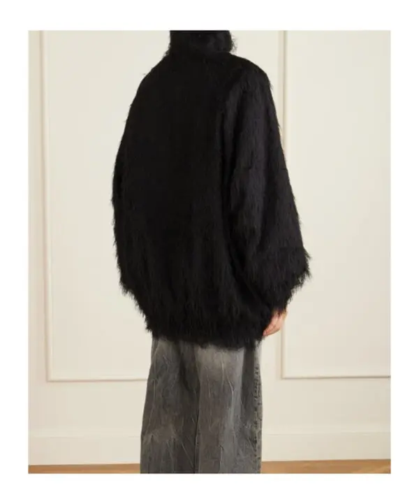 THE FRANKIE SHOP Baxter Fringed Shell Jacket - Black