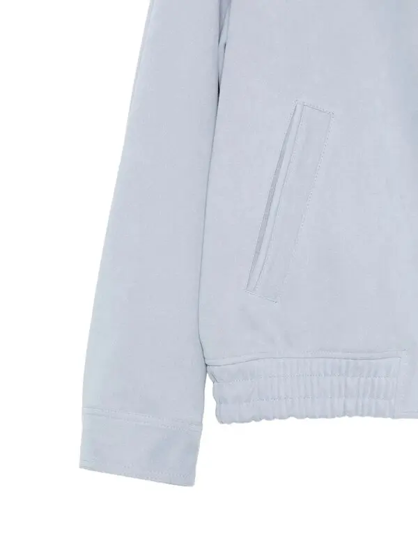 DUNST Long Sleeve Zip-up Jacket - Soft Blue