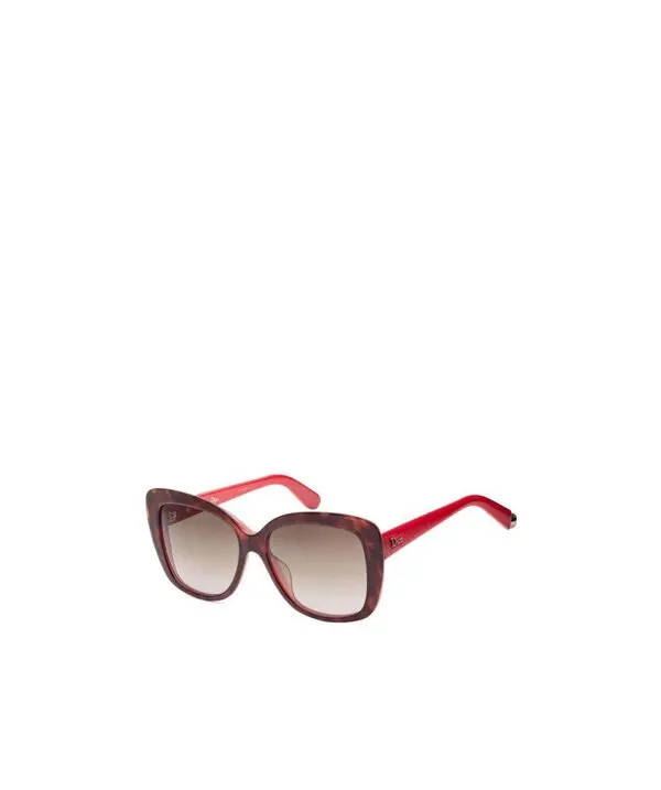 Dior Full-frame Sunglasses With Logo Legs - Red
