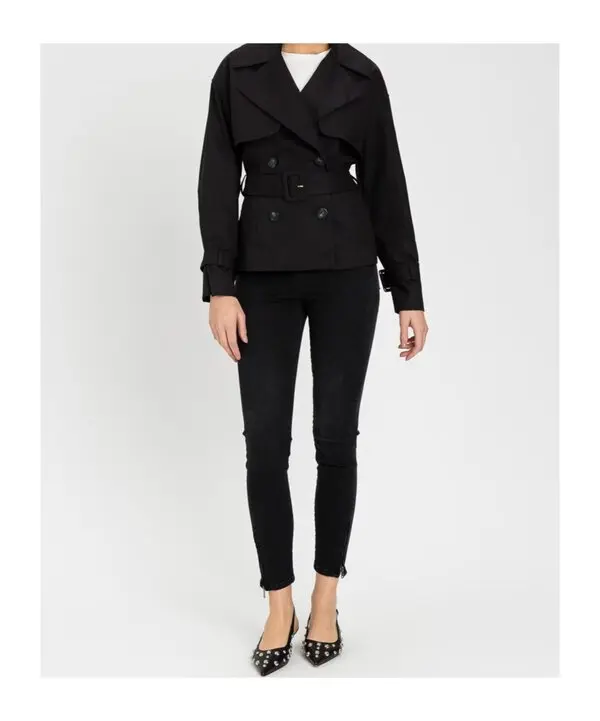 TWINSET Double-breasted Jacket With Belt