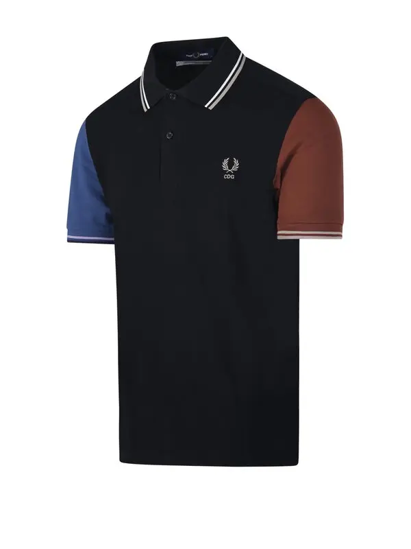 Comme Des Garçons Short-sleeved Polo Shirt - Black