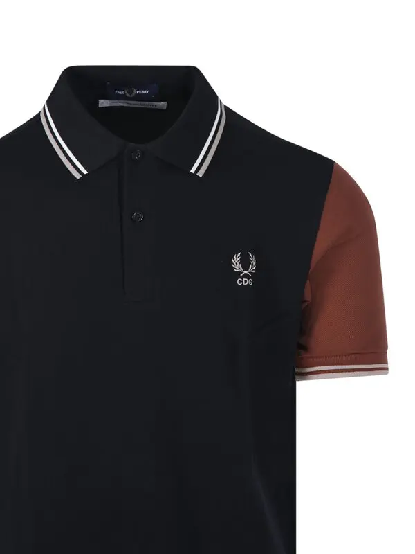 Comme Des Garçons Short-sleeved Polo Shirt - Black