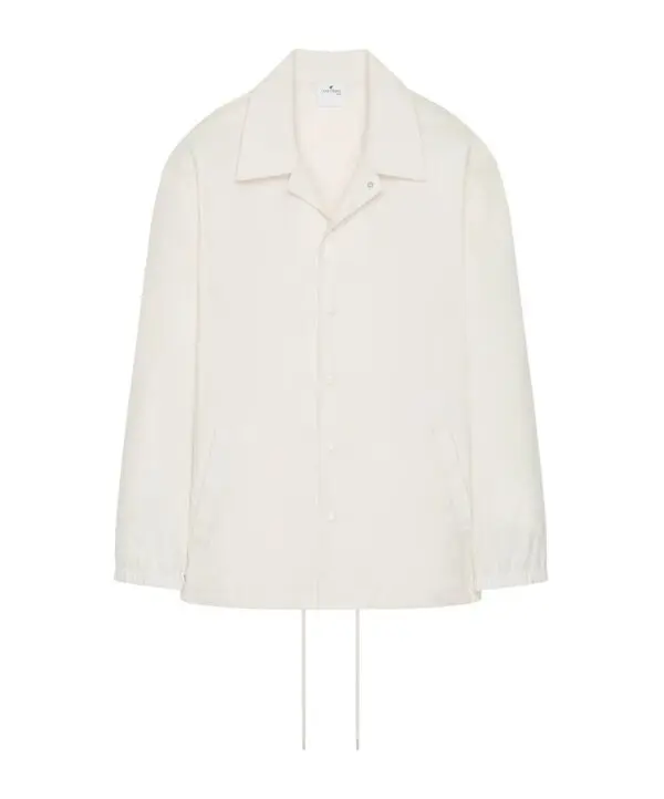 COURREGES Buttoned Shirt Jacket With Ac Logo And Elasticated Cuffs