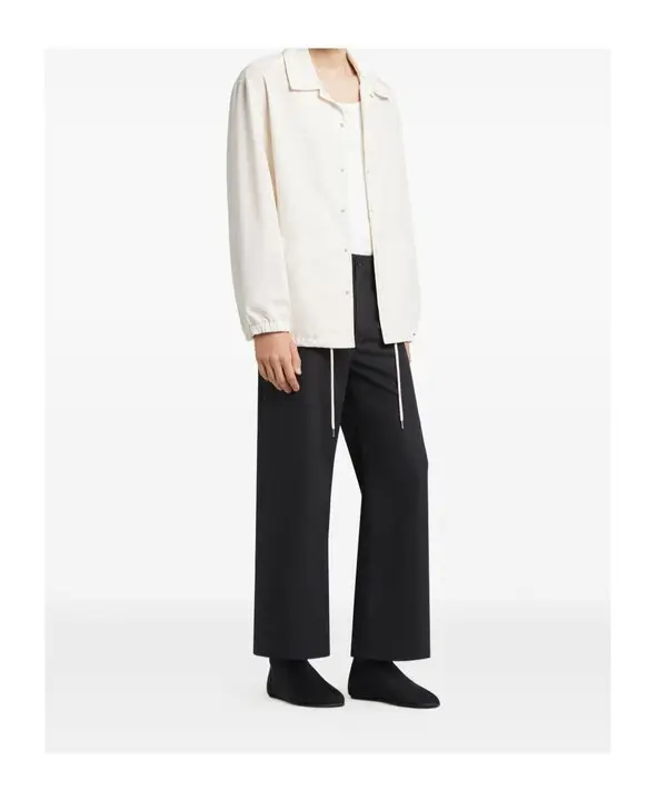 COURREGES Buttoned Shirt Jacket With Ac Logo And Elasticated Cuffs