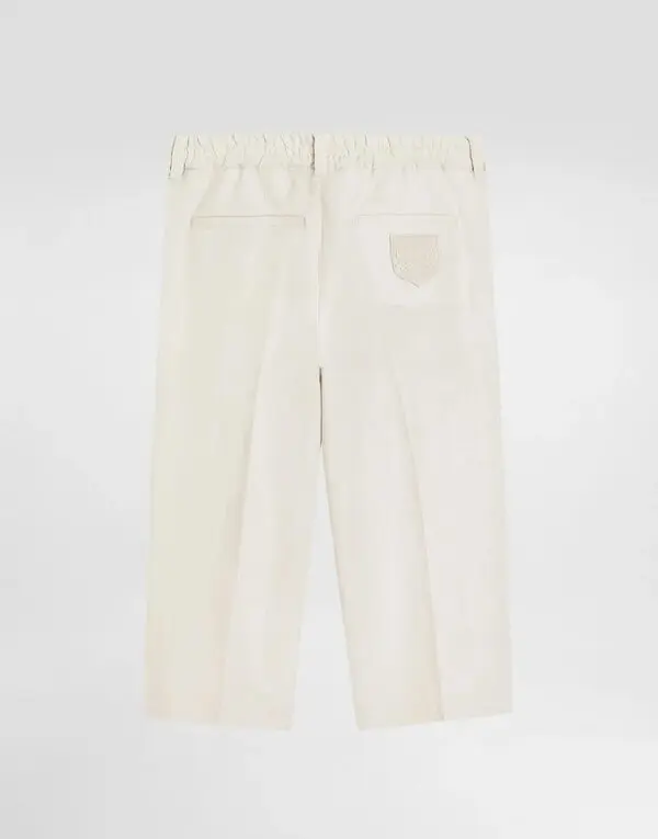 Dolce & Gabbana Linen Trousers - Beige