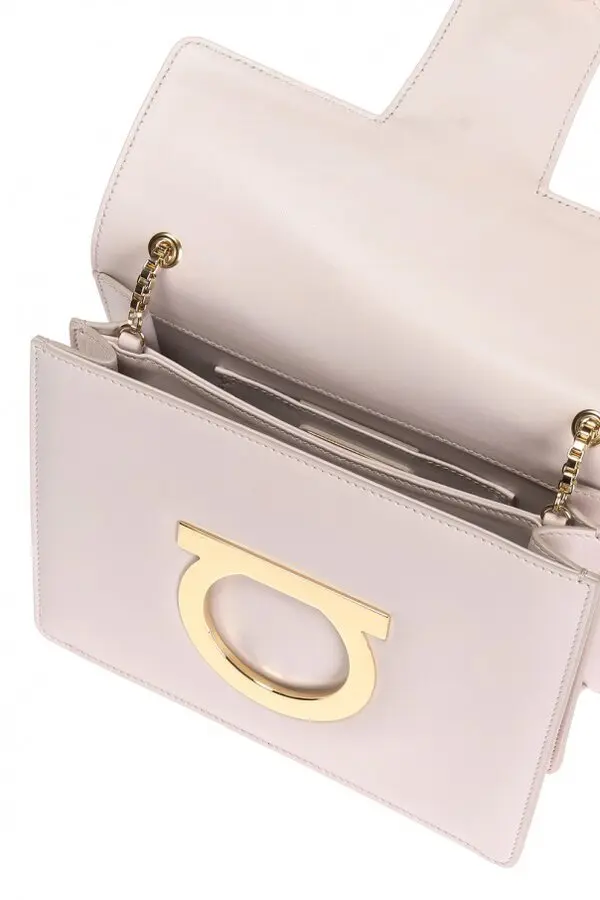 FERRAGAMO Logo Detail Shoulder Bag - Pink