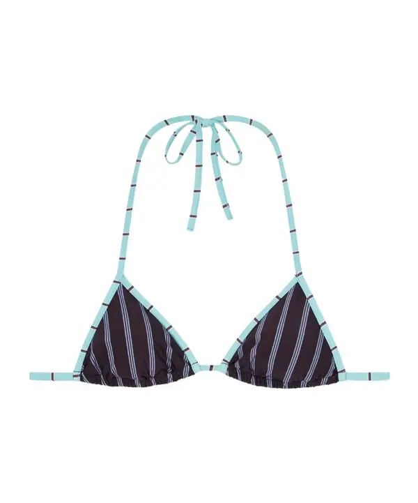 Staud Lido Triangle Bikini Top - Black