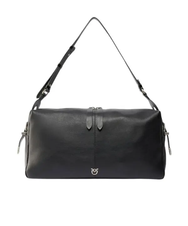 Pinko Keeper Large Shoulder Bag - Black