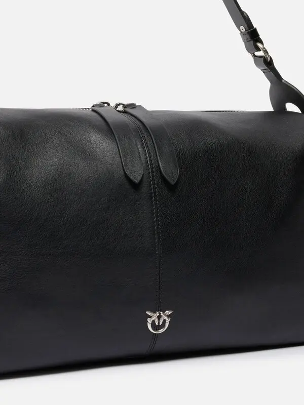 Pinko Keeper Large Shoulder Bag - Black