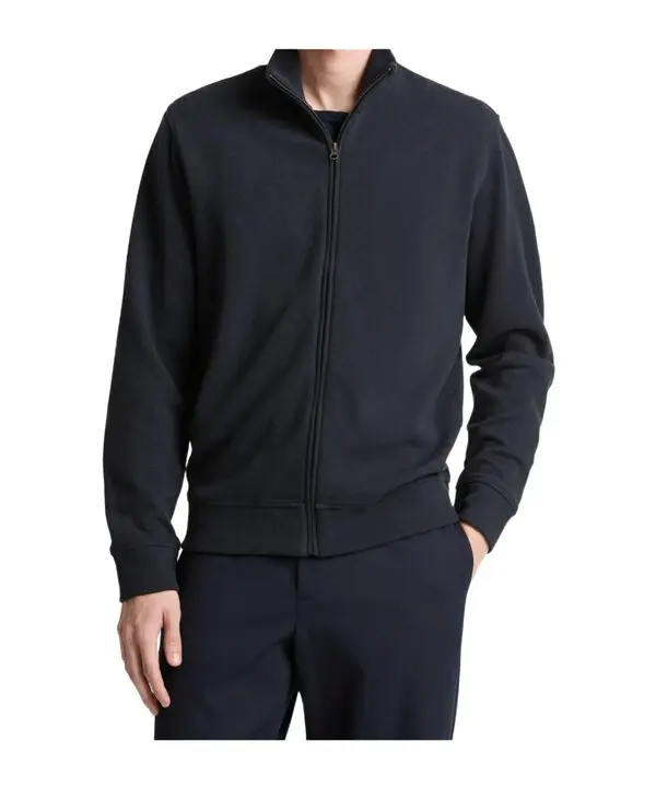 Vince Zip-up Knitted Sweater
