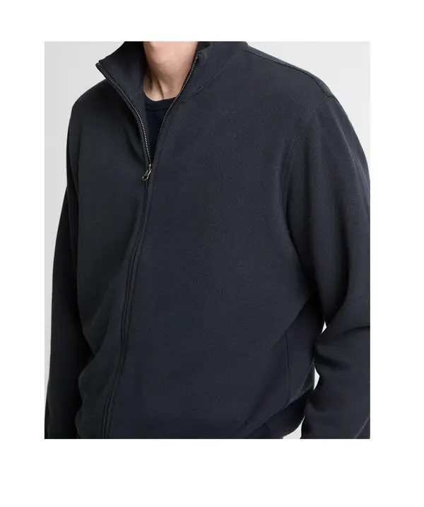 Vince Zip-up Knitted Sweater